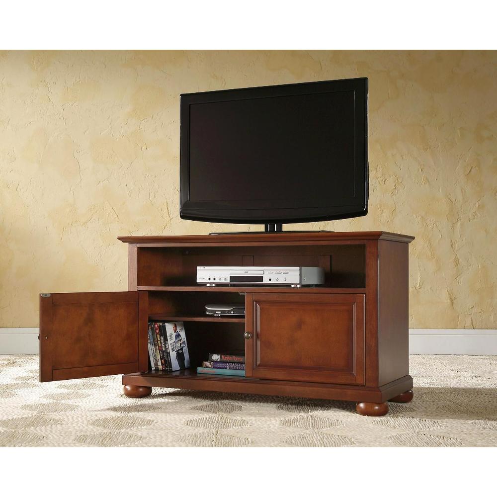 Crosley Furniture Alexandria 42in TV Stand in Classic Cherry