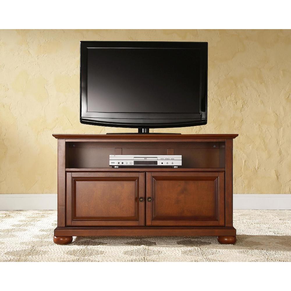 Crosley Furniture Alexandria 42in TV Stand in Classic Cherry