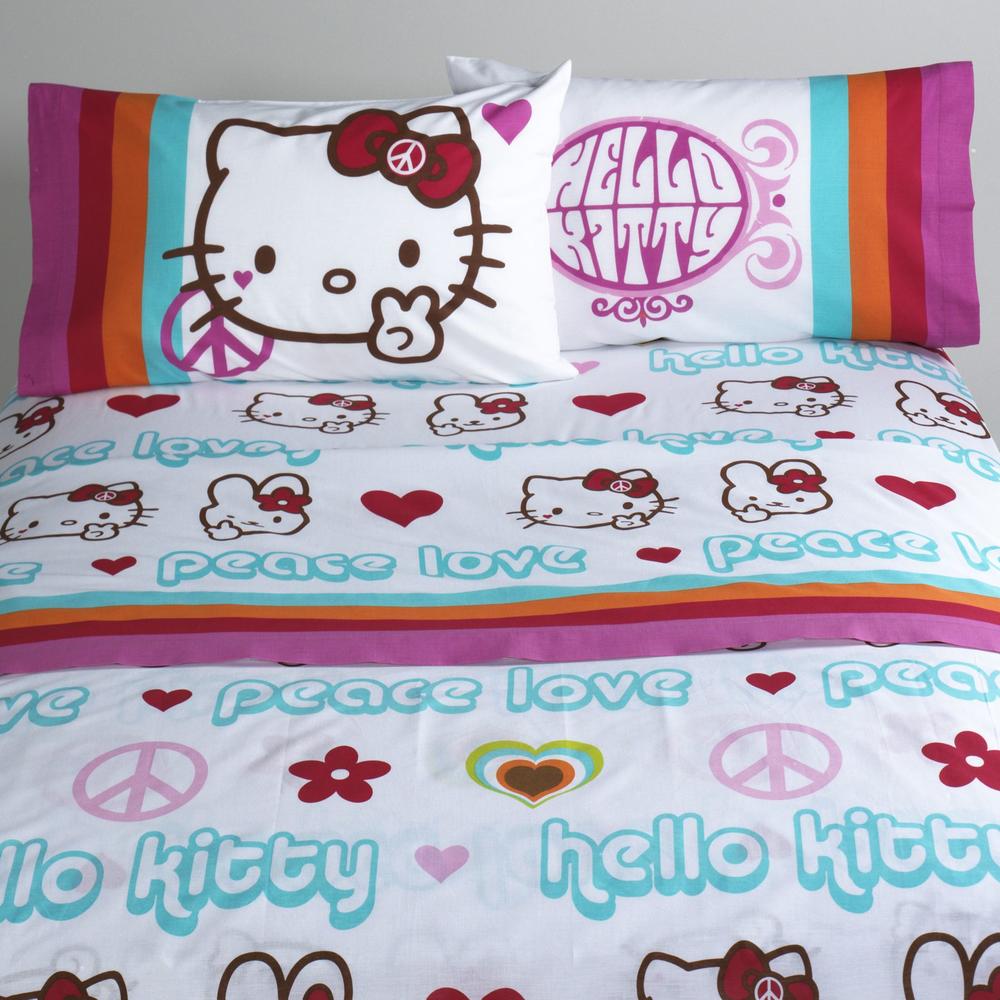 Hello Kitty Peace Signs Full Sheet Set