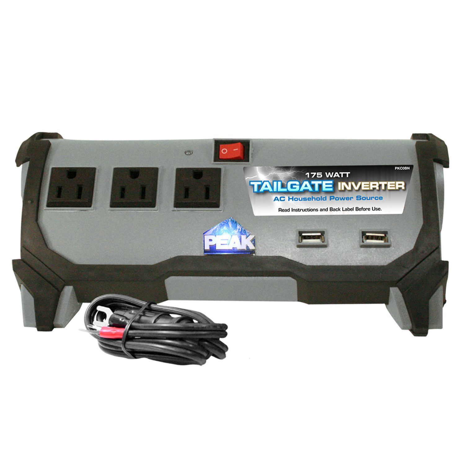 Peak 175 Watt Tailgate Mobile Power Strip