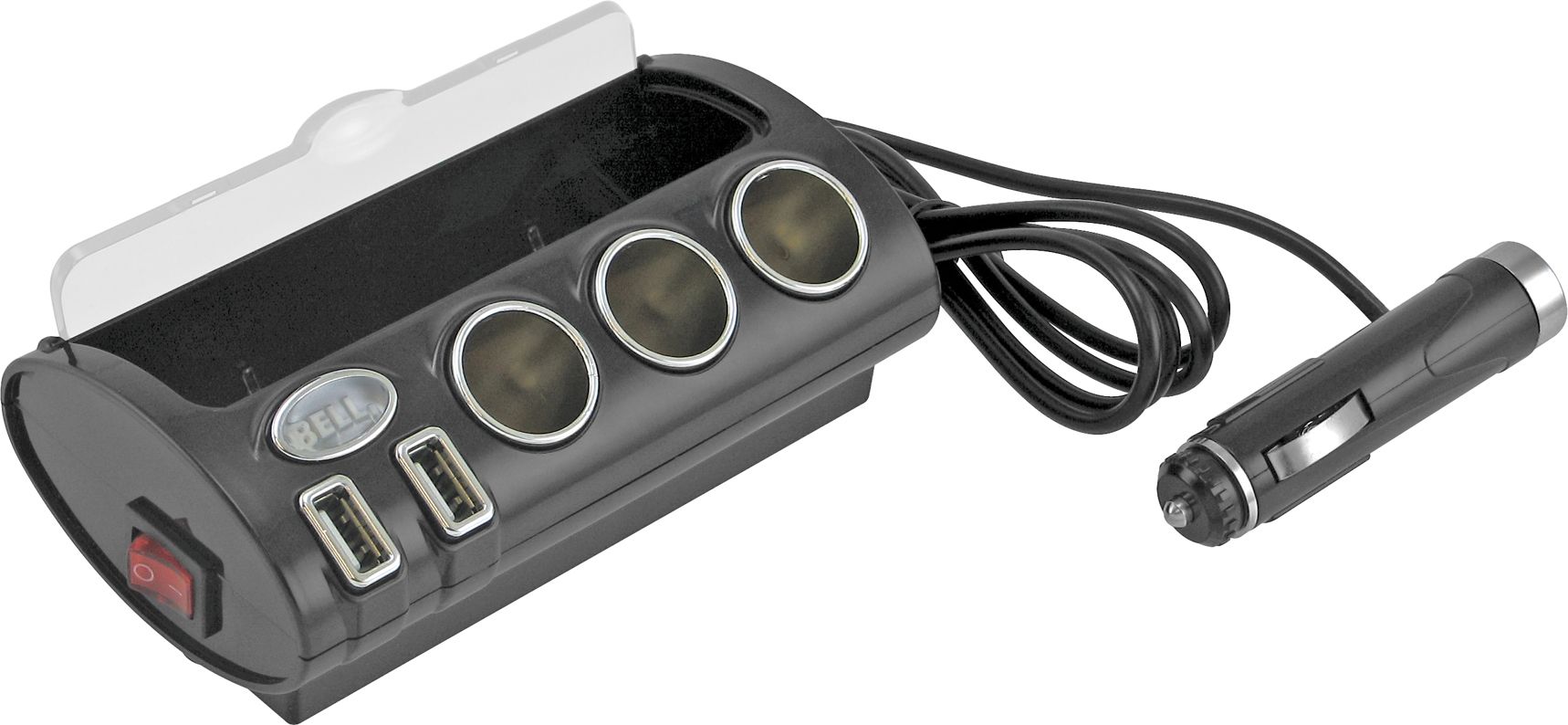 Bell Automotive 5 Outlet Power Station with Dash Mount