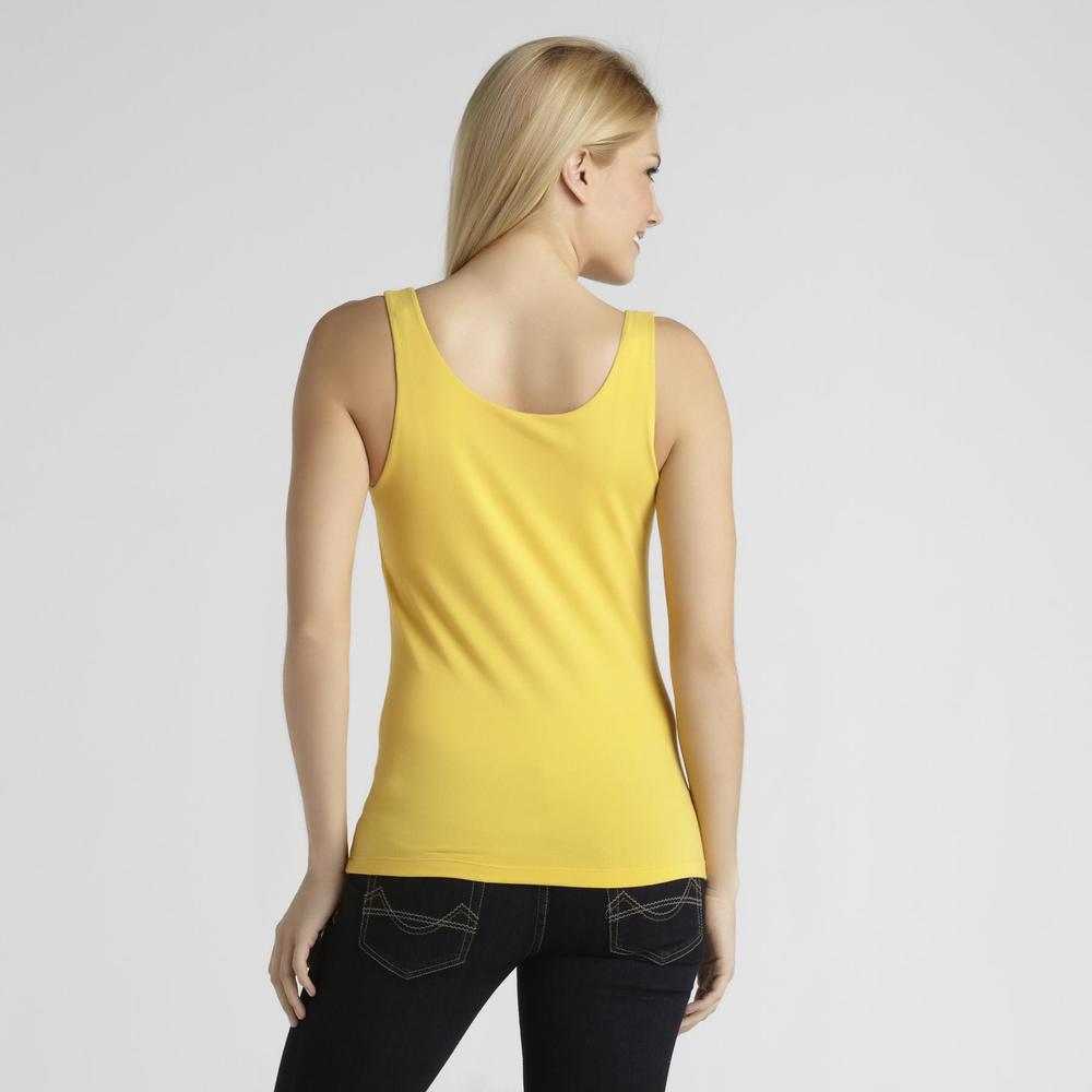 Basic Editions Women's Shelf Bra Tank Top
