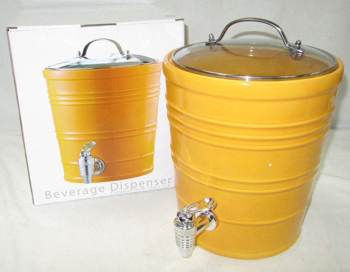 Leon Korol Ceramic 1.5 Gallon Beverage Dispenser | Divamia