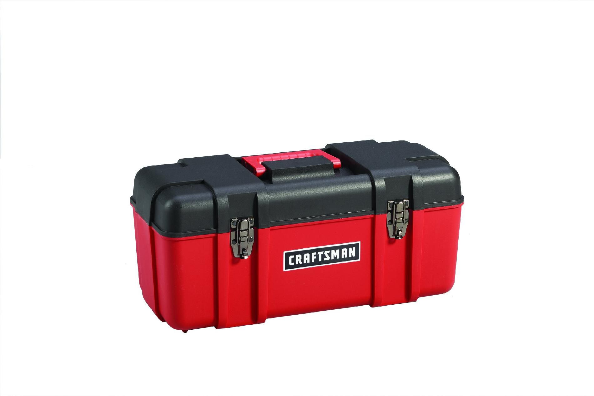 Craftsman 14" Plastic Tool Box with Removable Tray - Tools - Tool ...