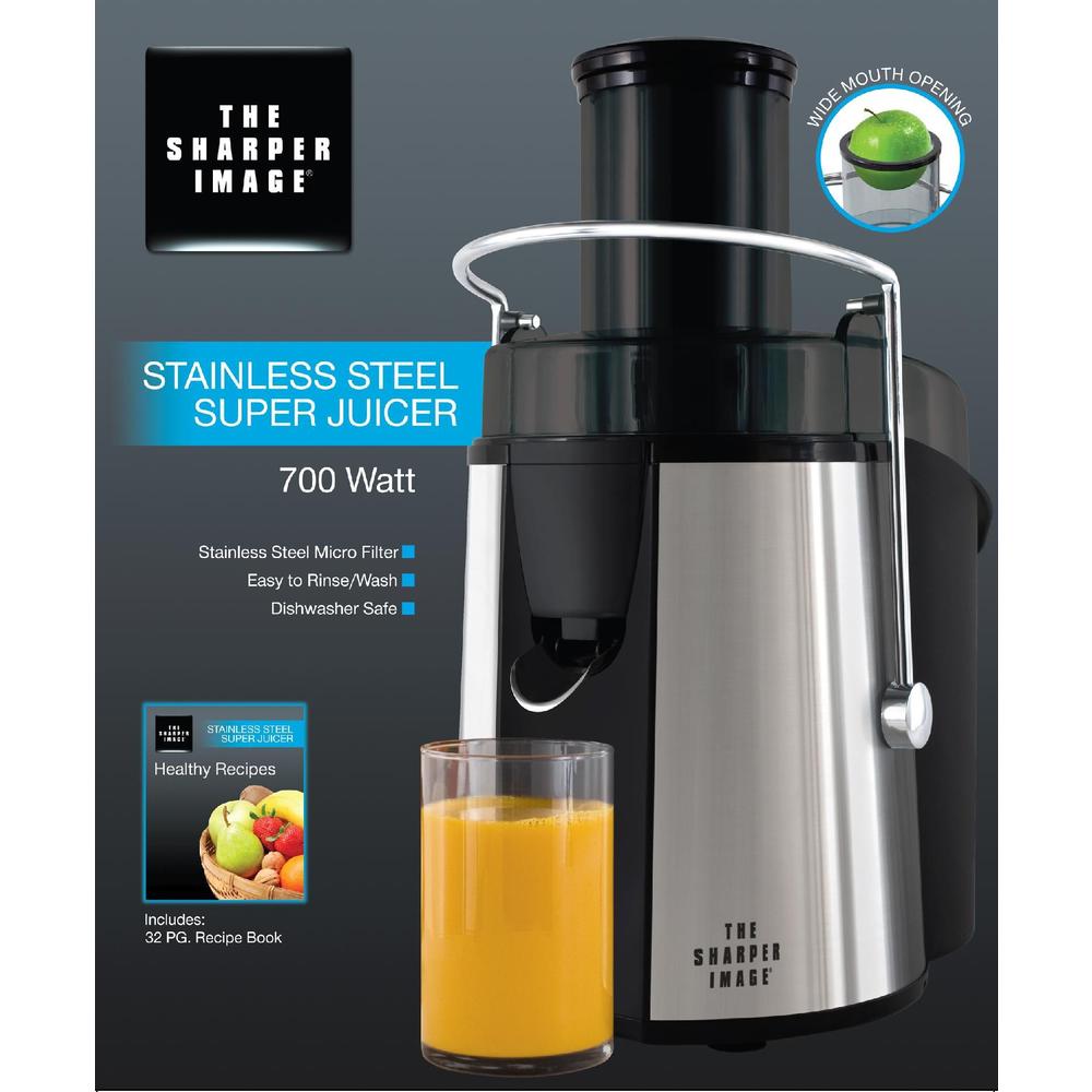 Sharper Image 8021 700 Watt Stainless Steel Super Juicer