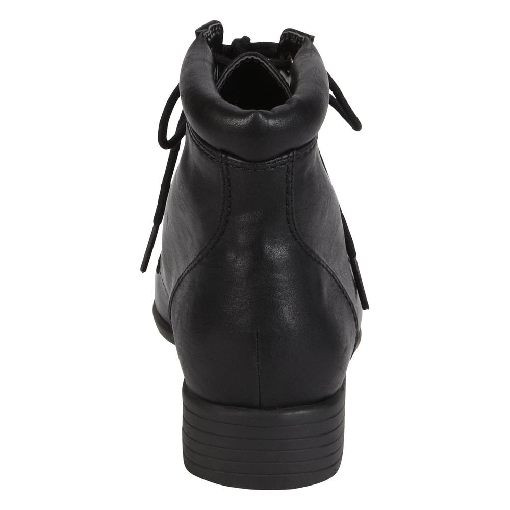 Laura Scott Women's Sally Short Bootie - Black