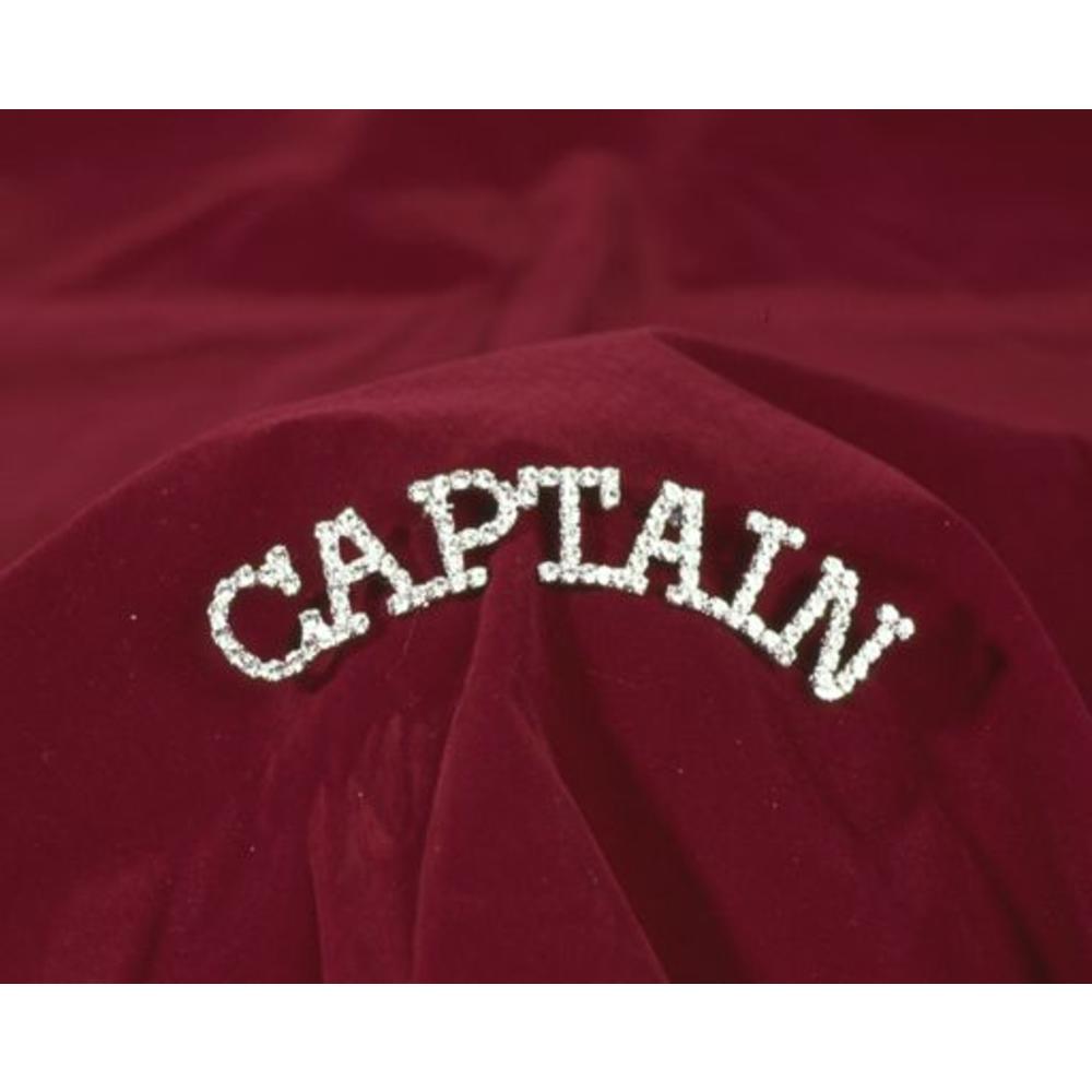 Sterling Games Rhinestone "Captain" Pin
