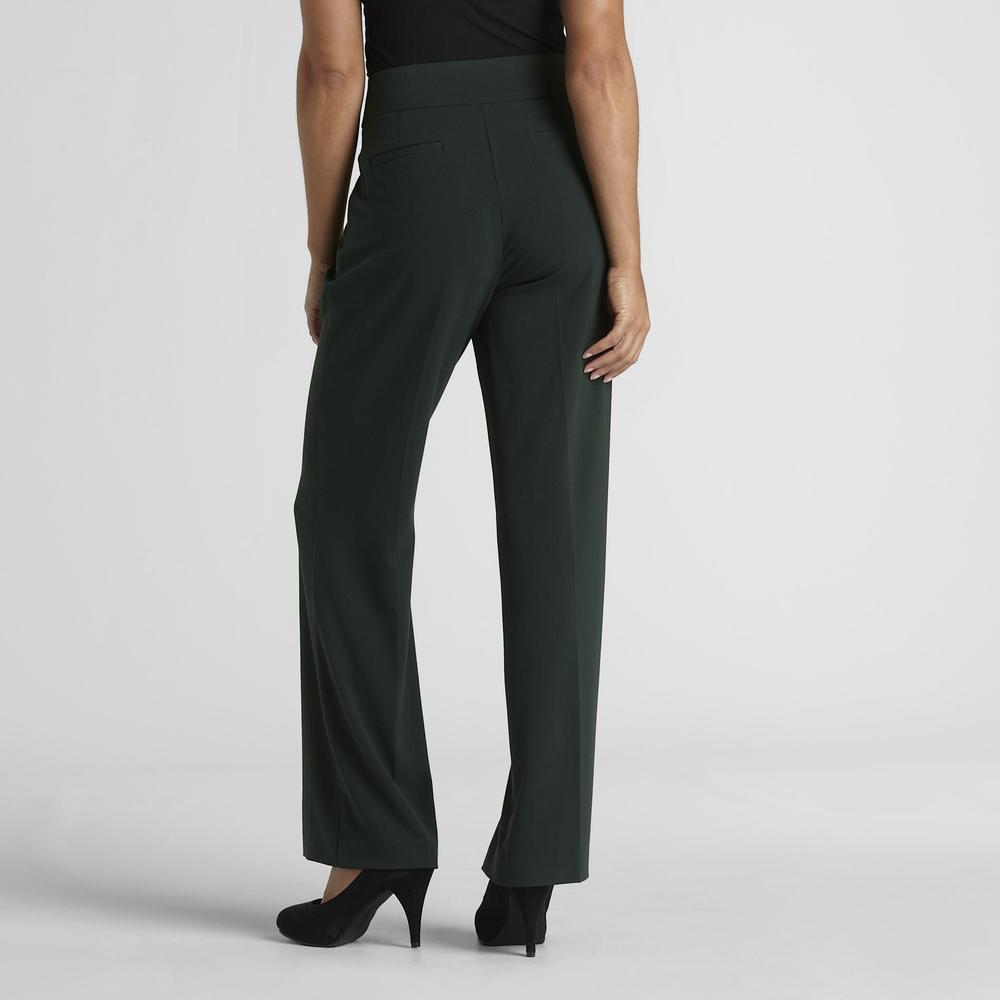 Laura Scott Women's Tummy-Tab Dress Pants