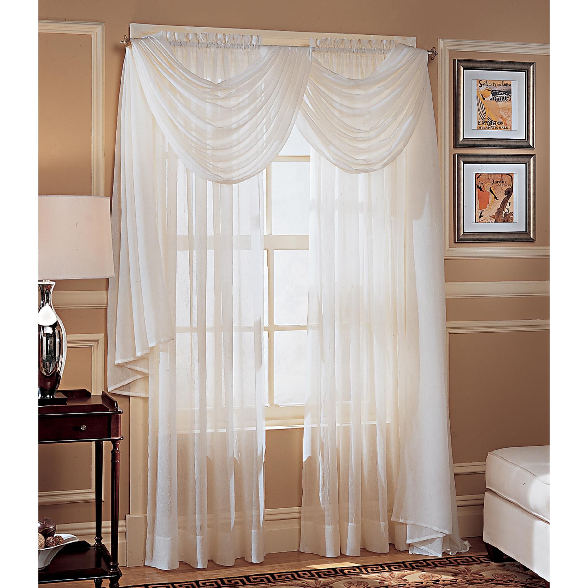 Crinkle Voile Window Panel