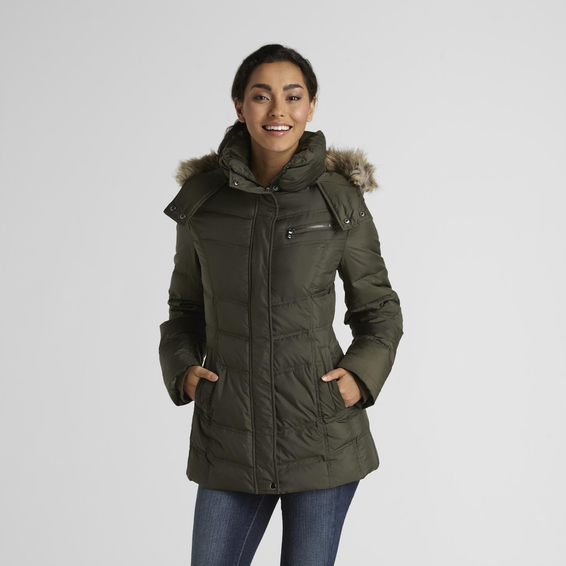 Covington Women's Chevron Quilt Winter Coat
