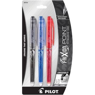 Frixion Extra Fine Point Erasable Gel Pens 3/Pkg-Black/Blue/Red