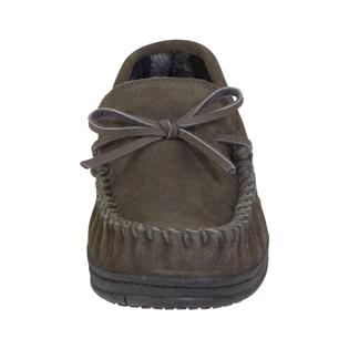 Route 66 Men's Jordan Suede Leather Moccasin Slipper - Gray
