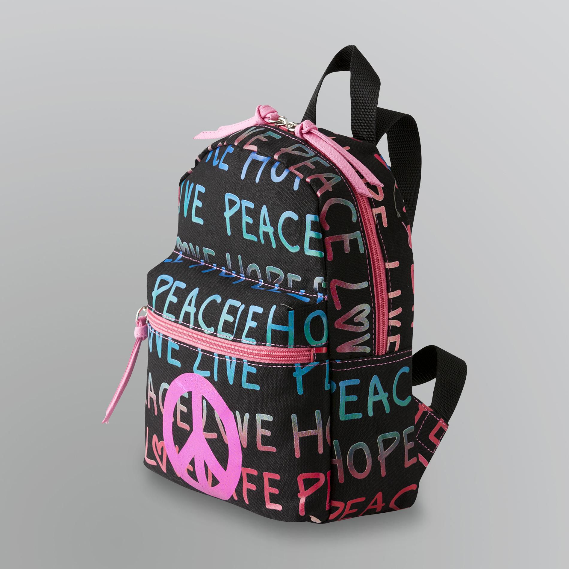 Joe Boxer Mini Peace Sign Backpack