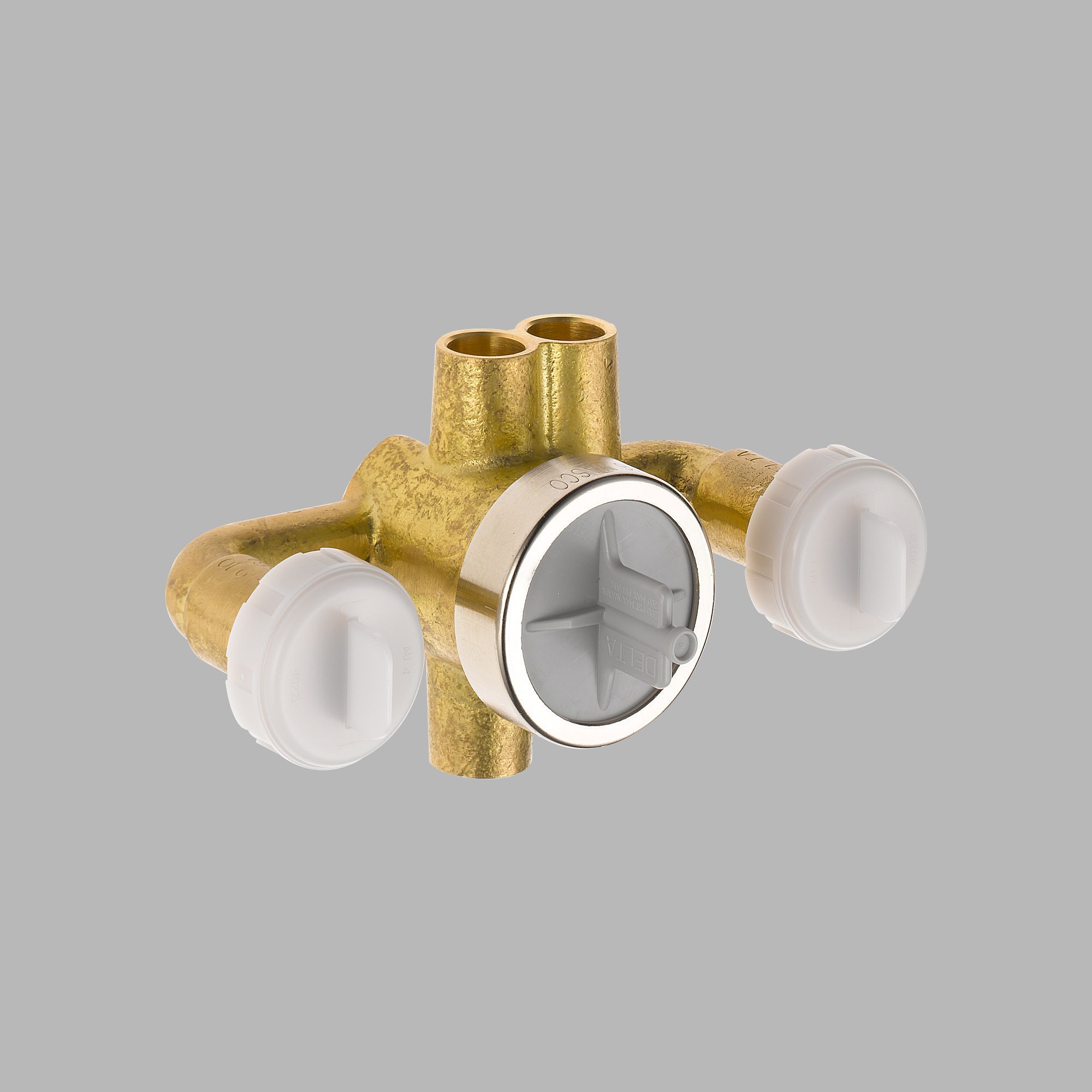 Delta Jetted Shower(Tm) Rough-In With Extra Outlet (6 Setting)