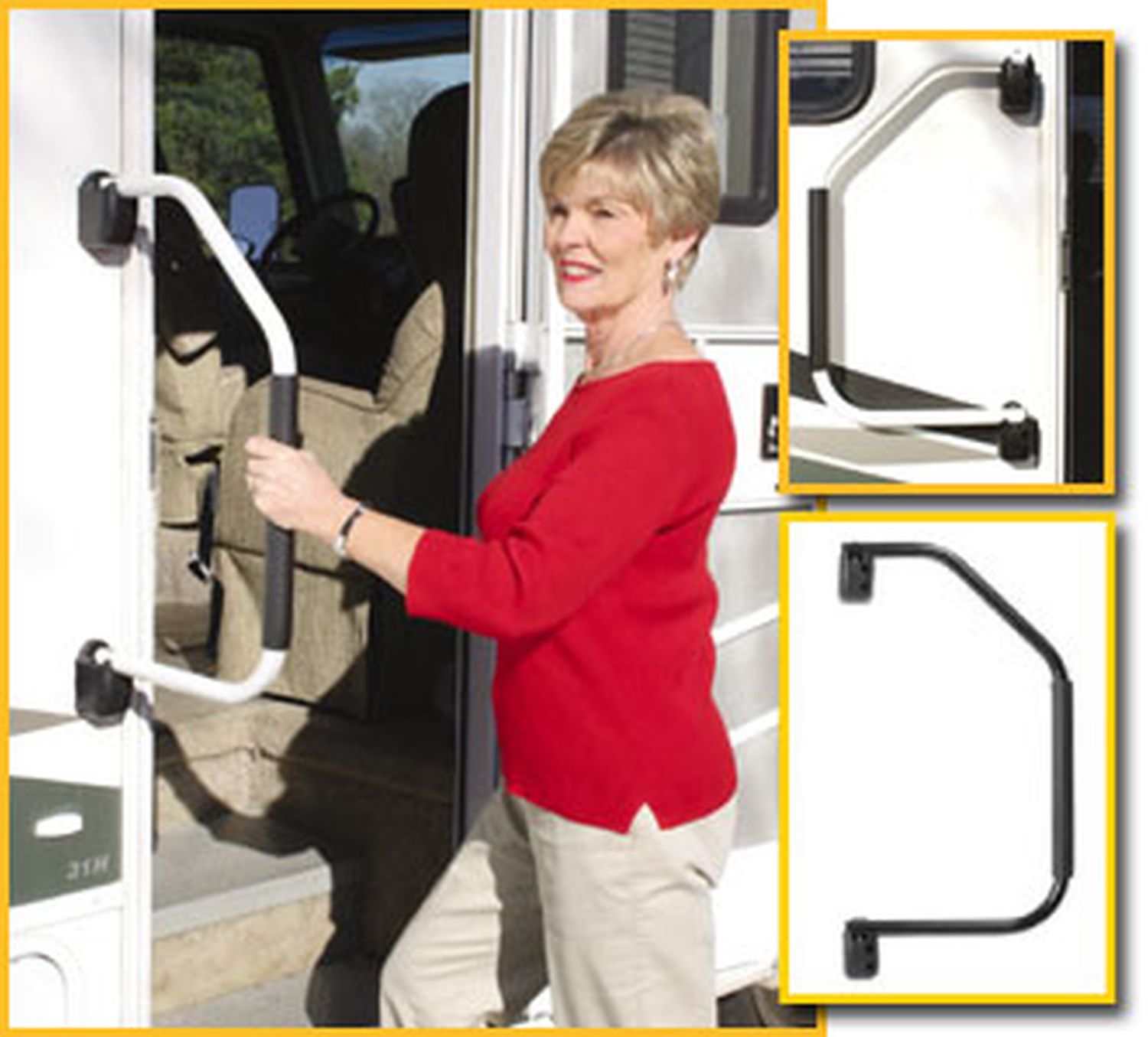 Stromberg Lend-A-Hand Black RV Railings
