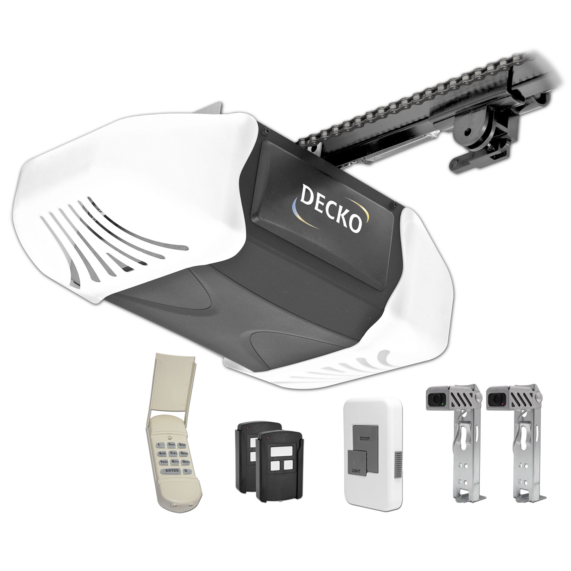 Best review of Decko Garage 3/4 hp Garage Door Opener 24300-DKO ...