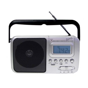 Supersonic 9707925M SC-1091 Handheld Digital AM/FM Radio with Display ...