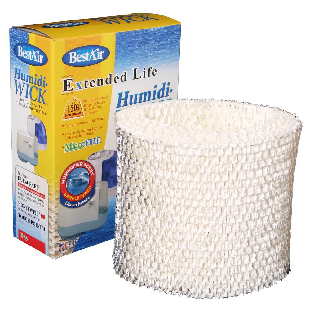 BestAir D88 Humidi-WICK Humidifier Wick Filter