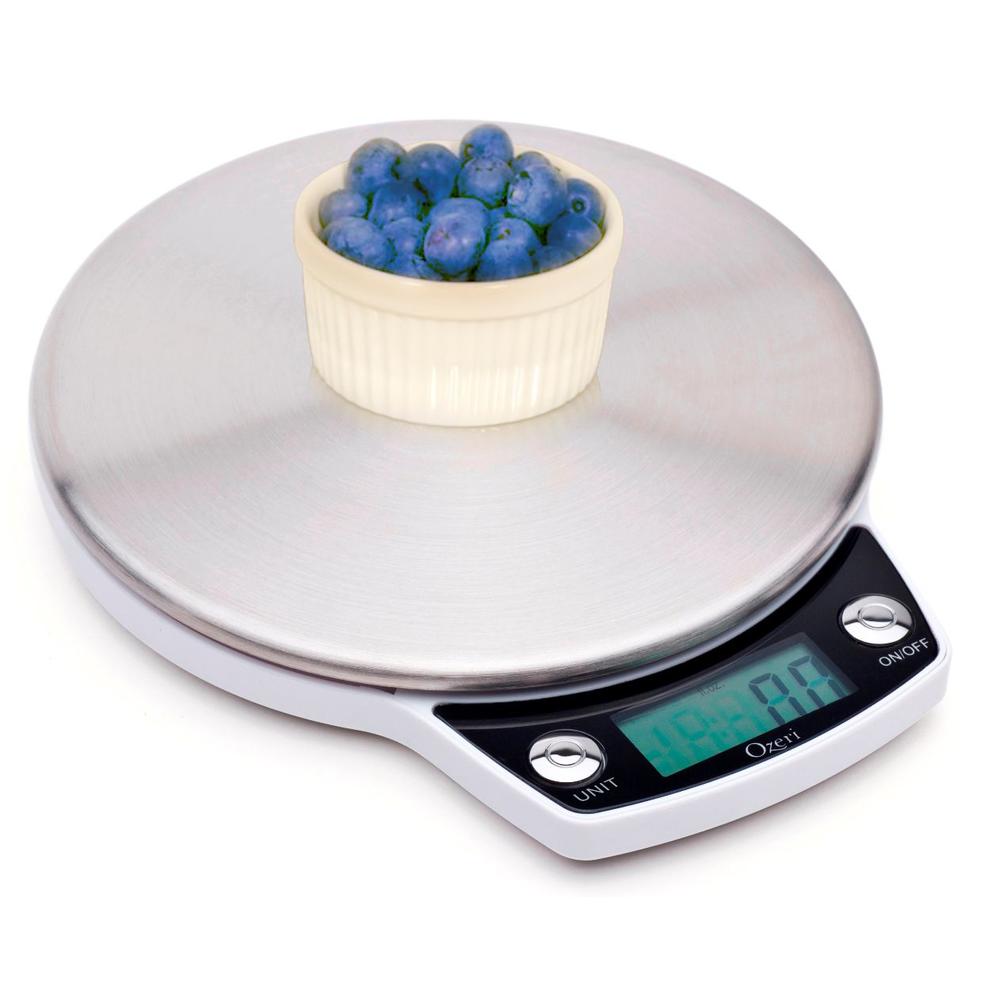 Ozeri ZK011 Precision Pro Stainless-Steel Digital Kitchen Scale with ...