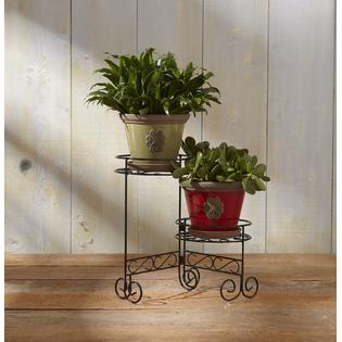 Garden Oasis 2 Tier Plant Stand - Outdoor Living - Outdoor Decor - Planters
