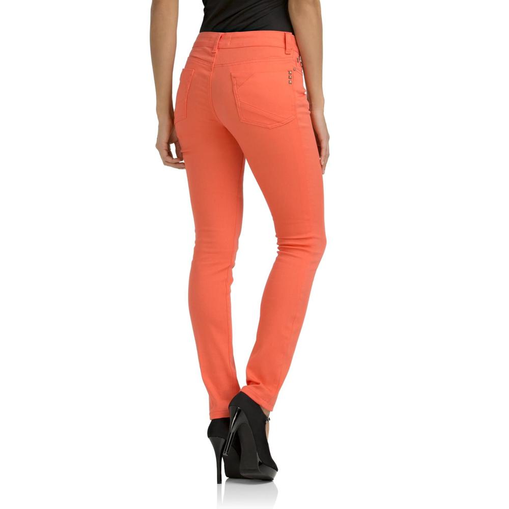Kardashian Kollection Women's Twill Skinny Pants