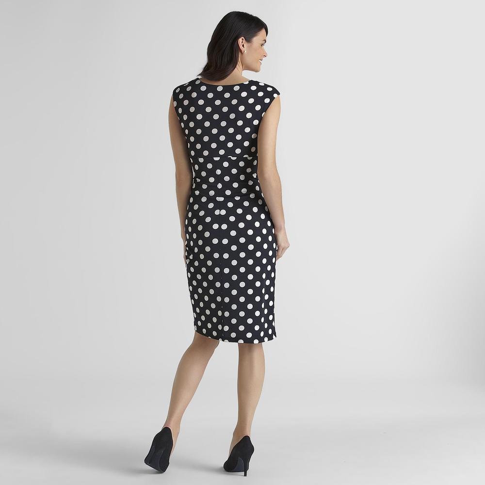 Women's Party Dress - Polka Dot