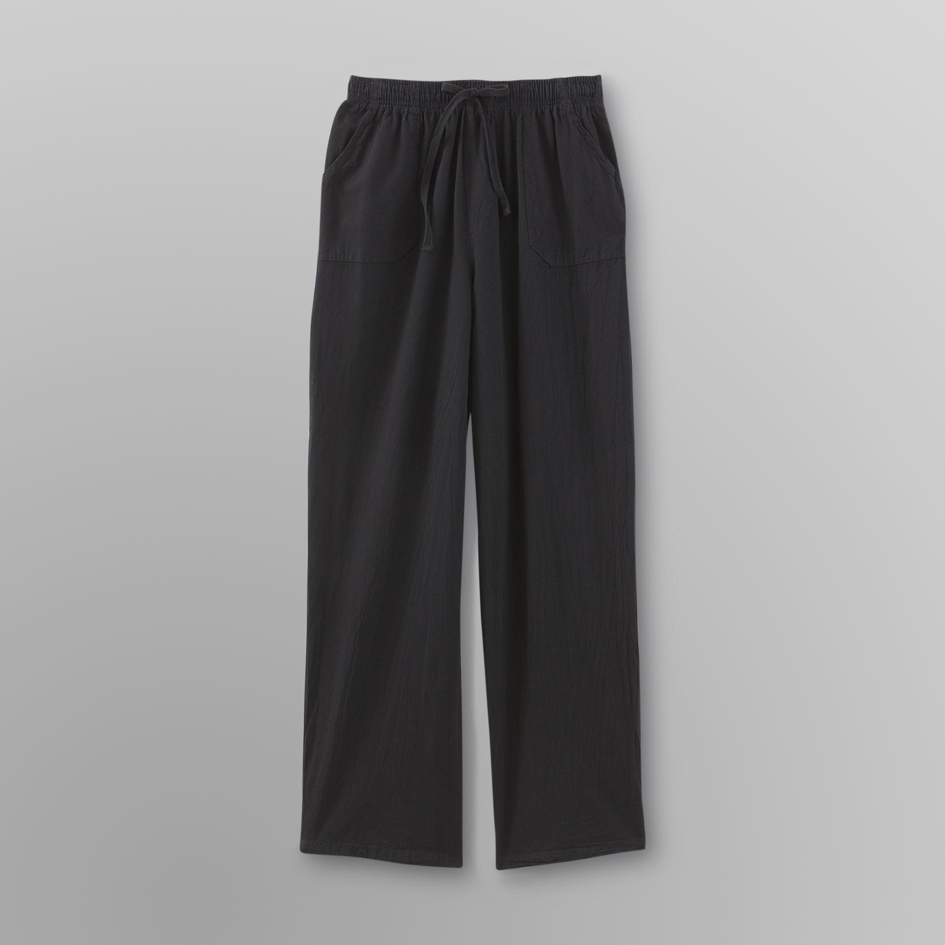 Basic Editions Women's Drawstring Pants
