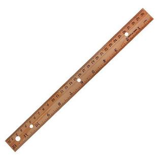 Acme United Wood School Ruler 30 cm