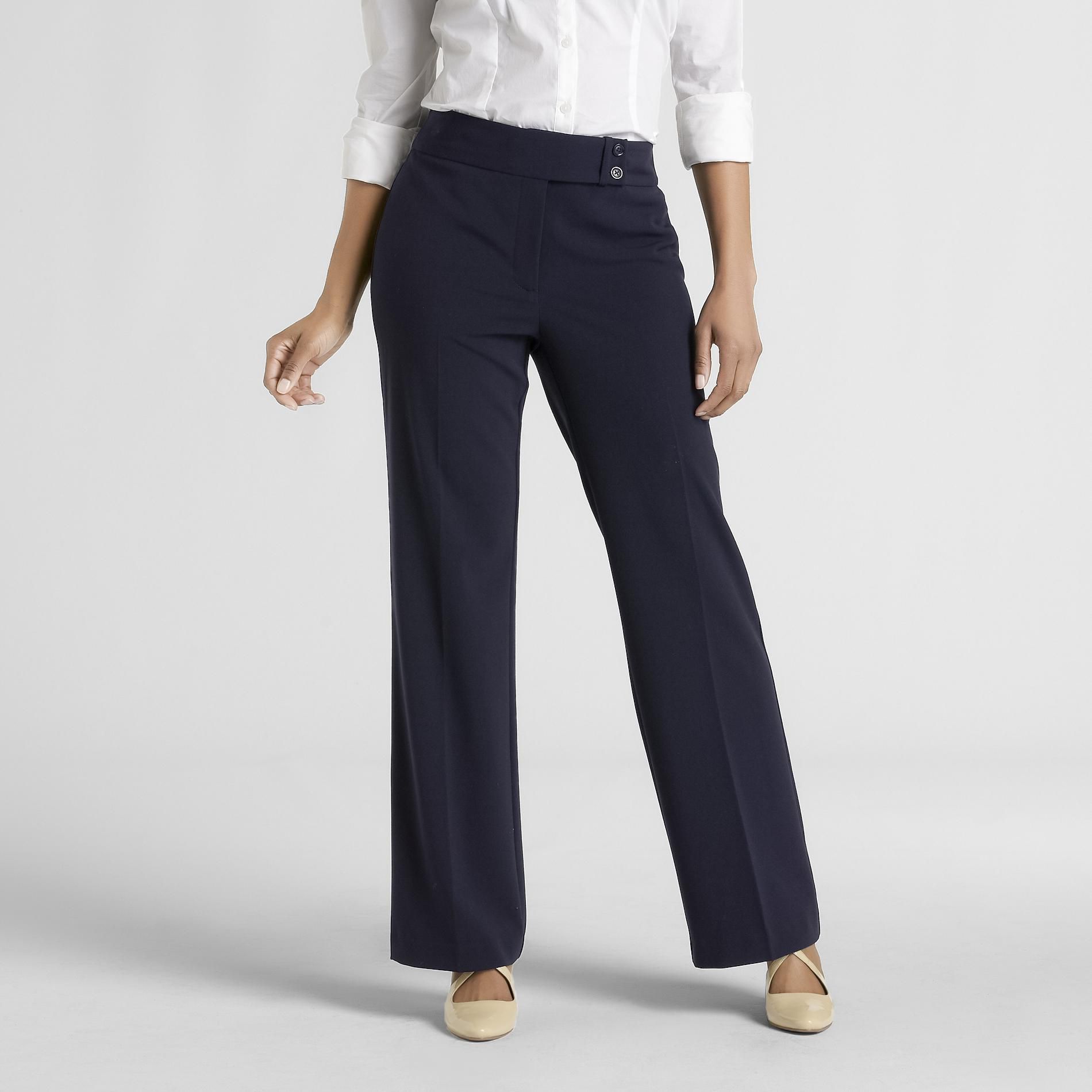 Laura Scott Women's Tummy-Tab Dress Pants