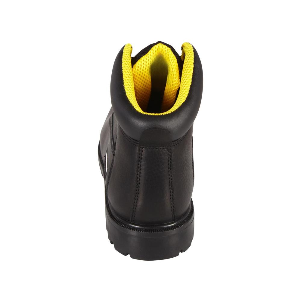 Craftsman Kahn Black Men's Soft Toe Leather Work Boot