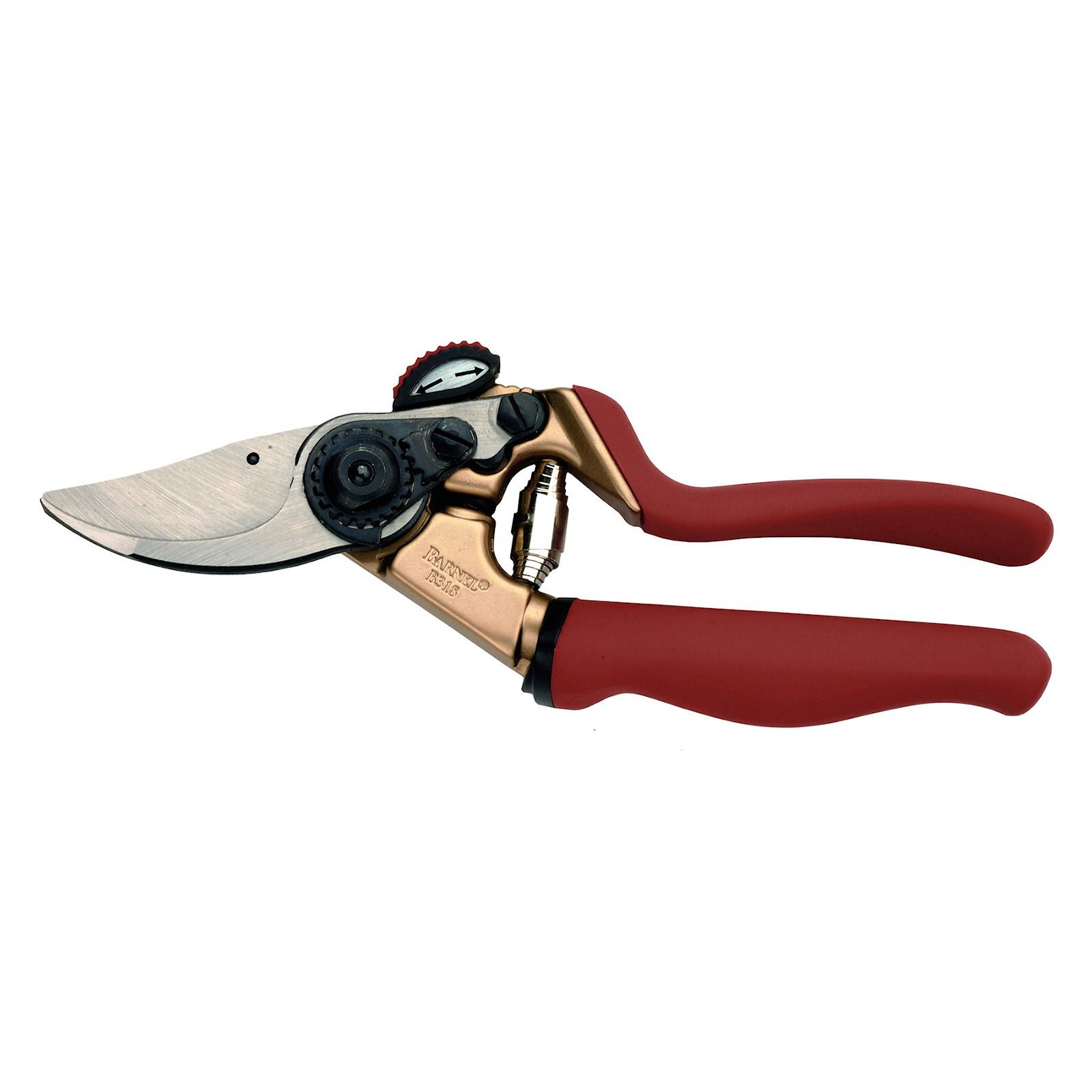 Barnel USA B318 8" Ergonomic Rotating Handle Bypass Garden Hand Pruner