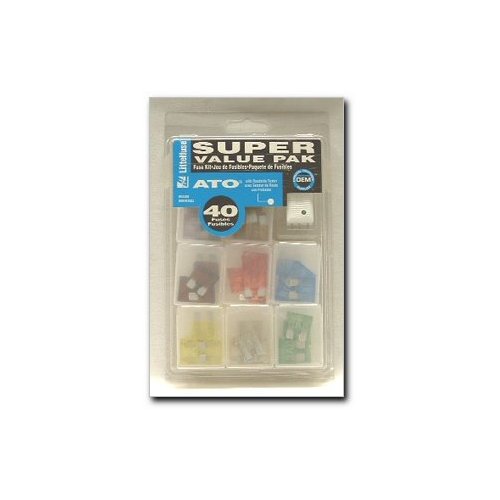 Little Fuse Mini(R) Blade Fuse Super Value Pack (40 Assorted Fuses)