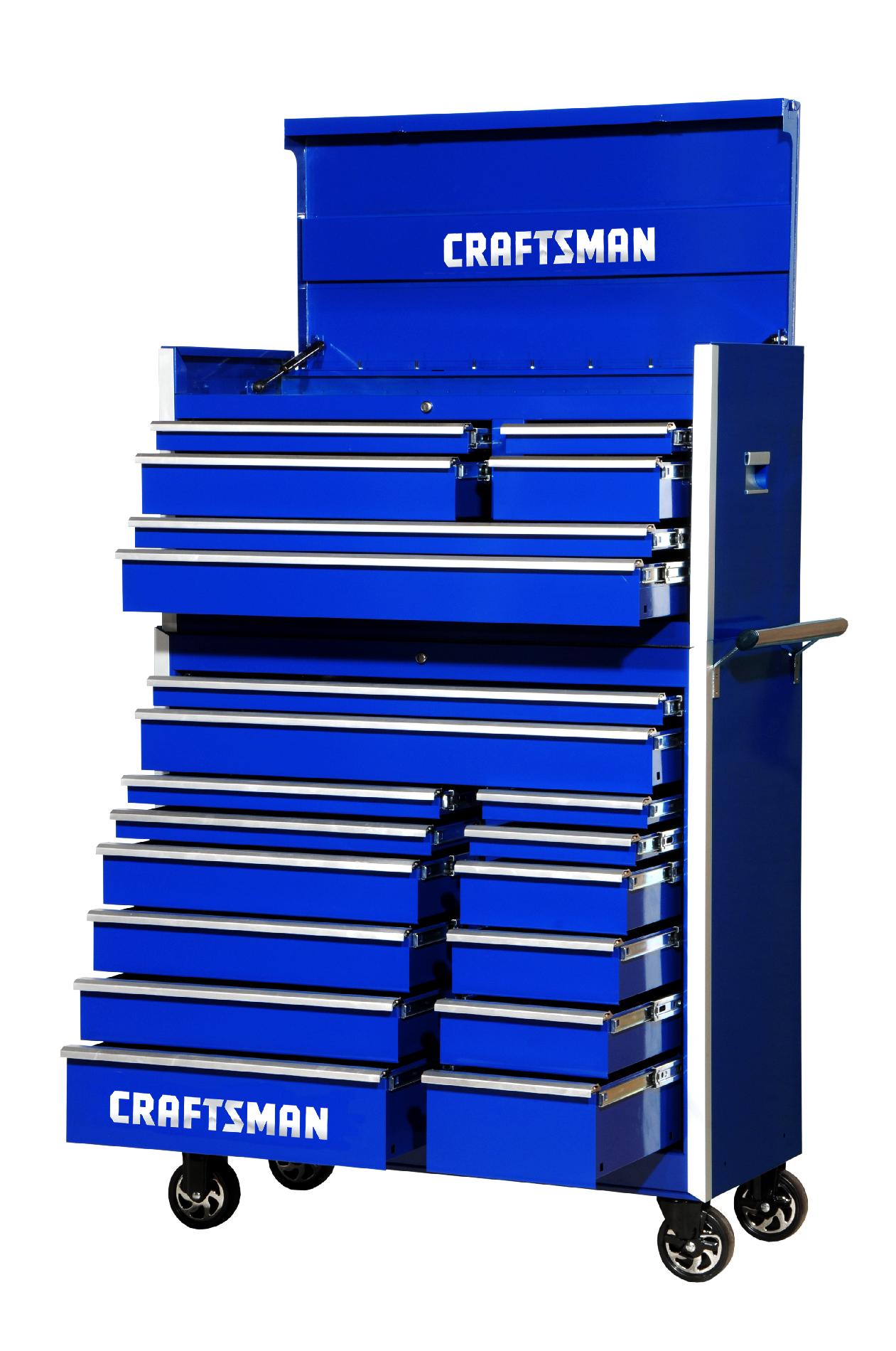 Craftsman Craftsman 42-Inch 20-Drawer Tool Storage Combo – Blue - Tools ...