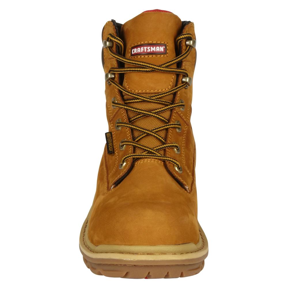 Craftsman Men's Jagger Wheat Leather Waterproof Steel Toe Work Boot