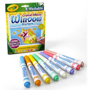 Crayola CYO588174 Washable Window Marker Crystal Effect