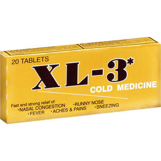 XL-3 Cold Medicine 20 ct