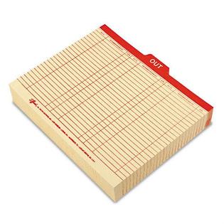 Smead SMD51910 Manila Top Tab Charge-Out Record Guides