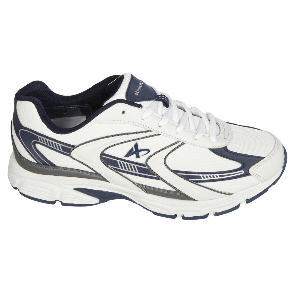 Athletech Men's Espy White Athletic Shoe Wide Width