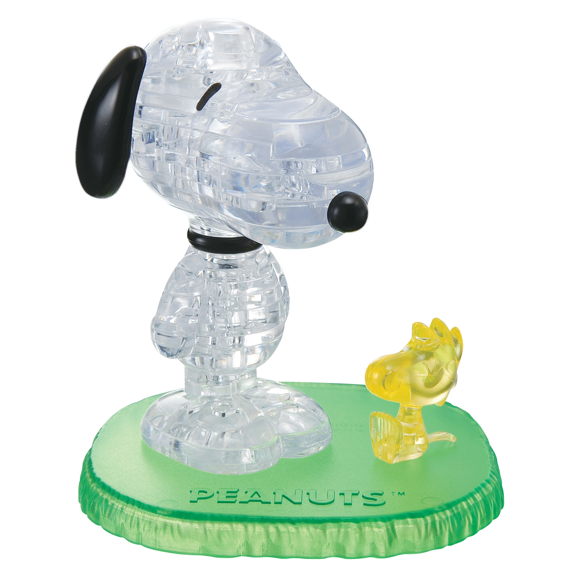 Bepuzzled 3D Crystal Puzzle - Snoopy with Woodstock: 41 Pcs
