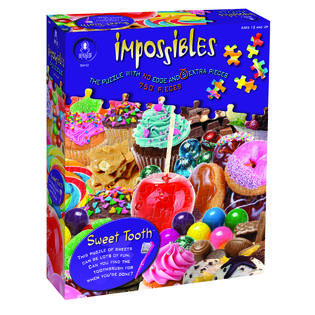 Bepuzzled Impossibles Puzzle - Sweet Tooth: 750 Pcs - Toys & Games ...