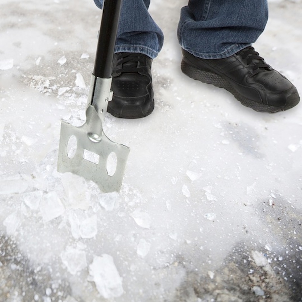 Snow Joe SJEG24 Edge 2-In-1 24-Inch Poly Blade Snow Pusher and Ice ...