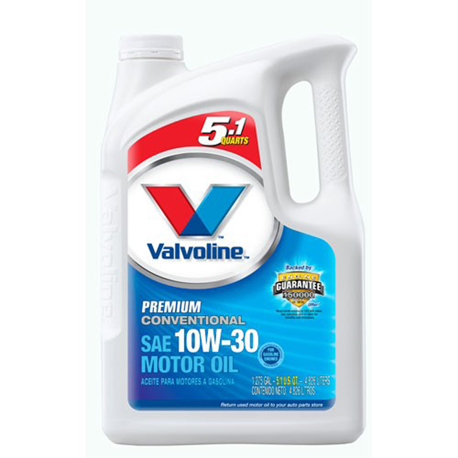 UPC 074130771291 - Valvoline 785124 SAE 10W-30 Premium Conventional ...