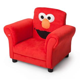 Delta Children Sesame Street Elmo Giggle Upholstered Chair with Sound ...