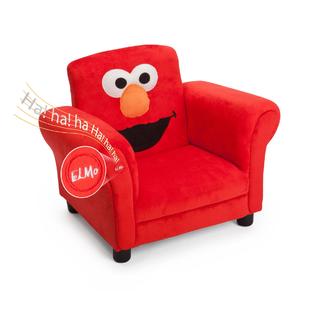 Delta Children Sesame Street Elmo Giggle Upholstered Chair with Sound ...