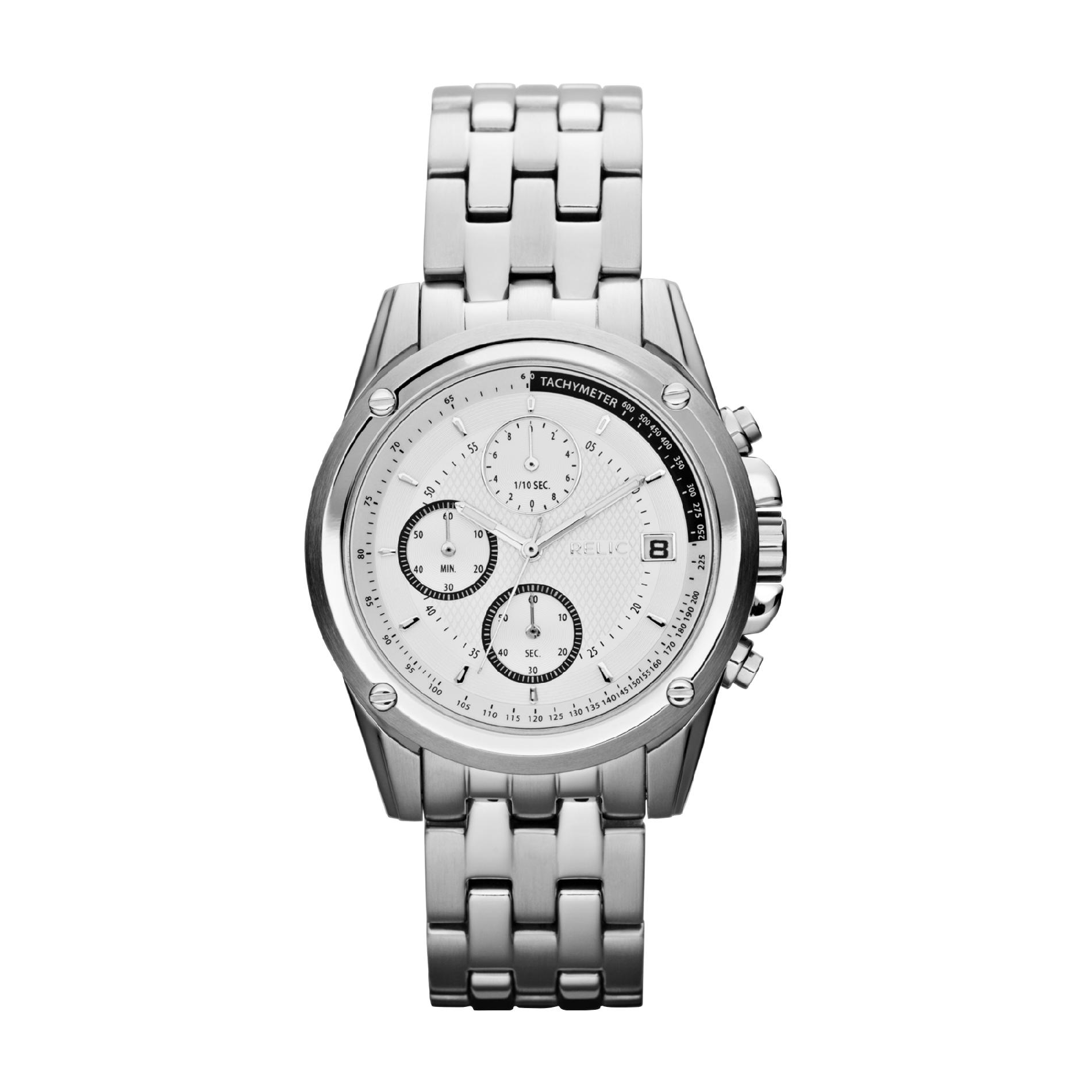 UPC 723765281544 - Relic Grant Mens Stainless Steel Bracelet Watch ...