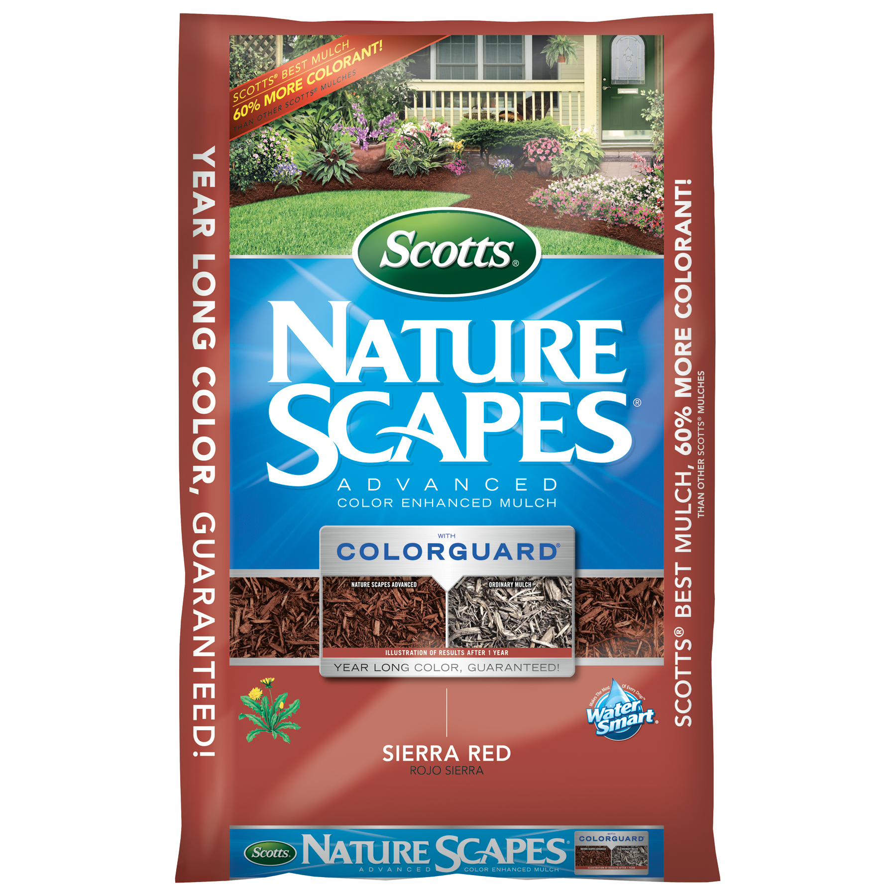 Scotts 88452410 2 cu. ft. Nature Scapes Advanced Color Enhanced Mulch ...