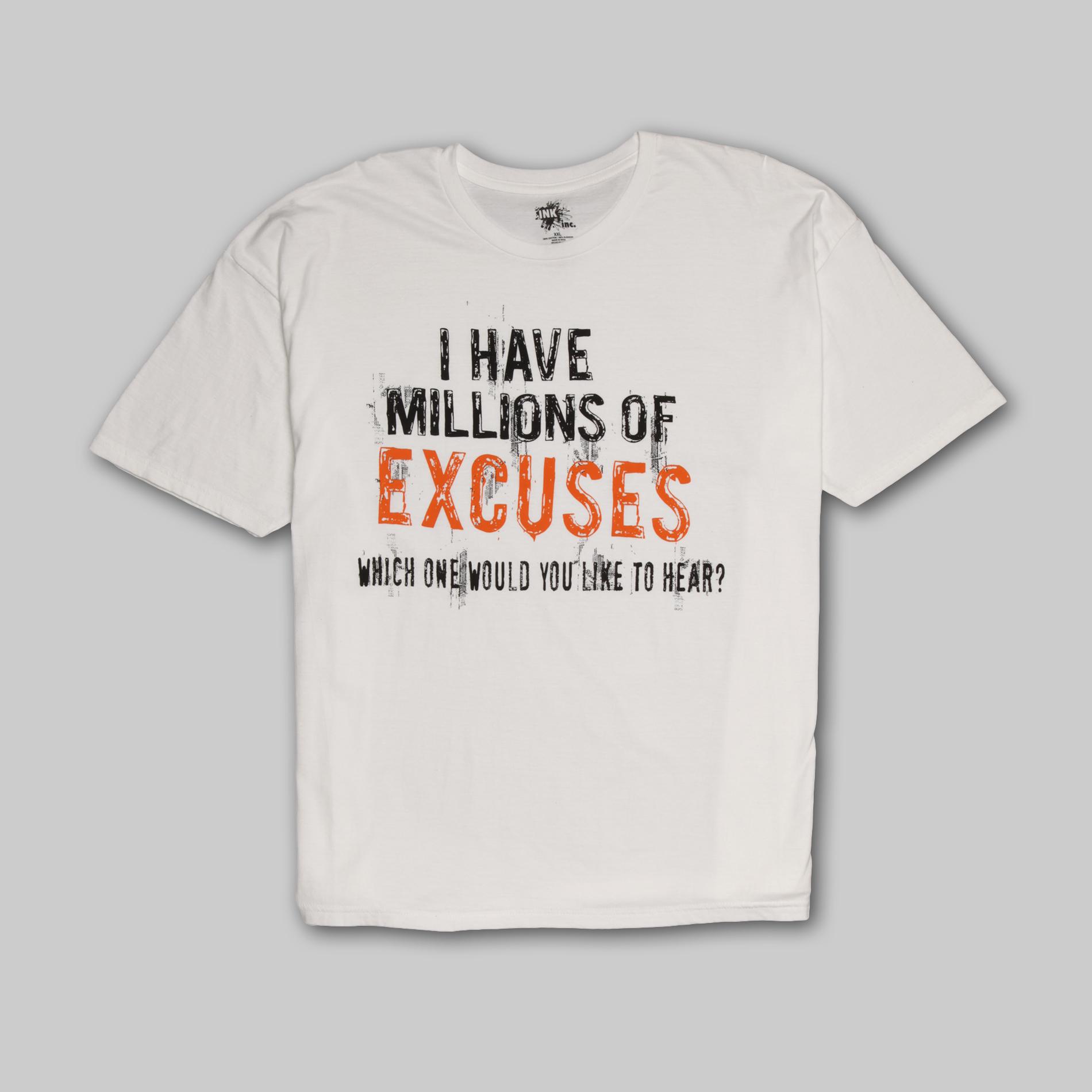 Ink Inc. Young Men's Graphic T-Shirt - Millions of Excuses