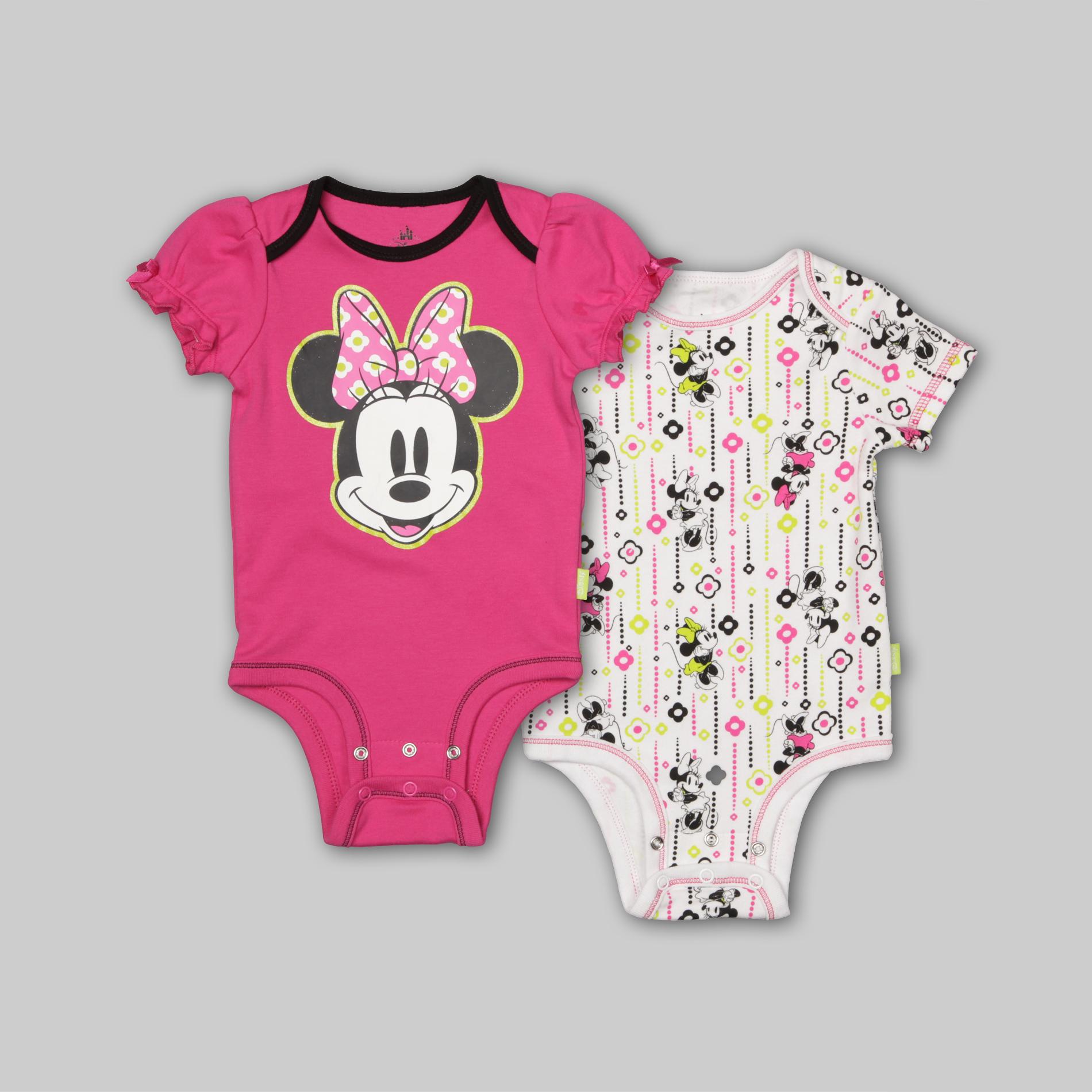 Disney Minnie Mouse 2-Pk. Infant Girl's Bodysuits