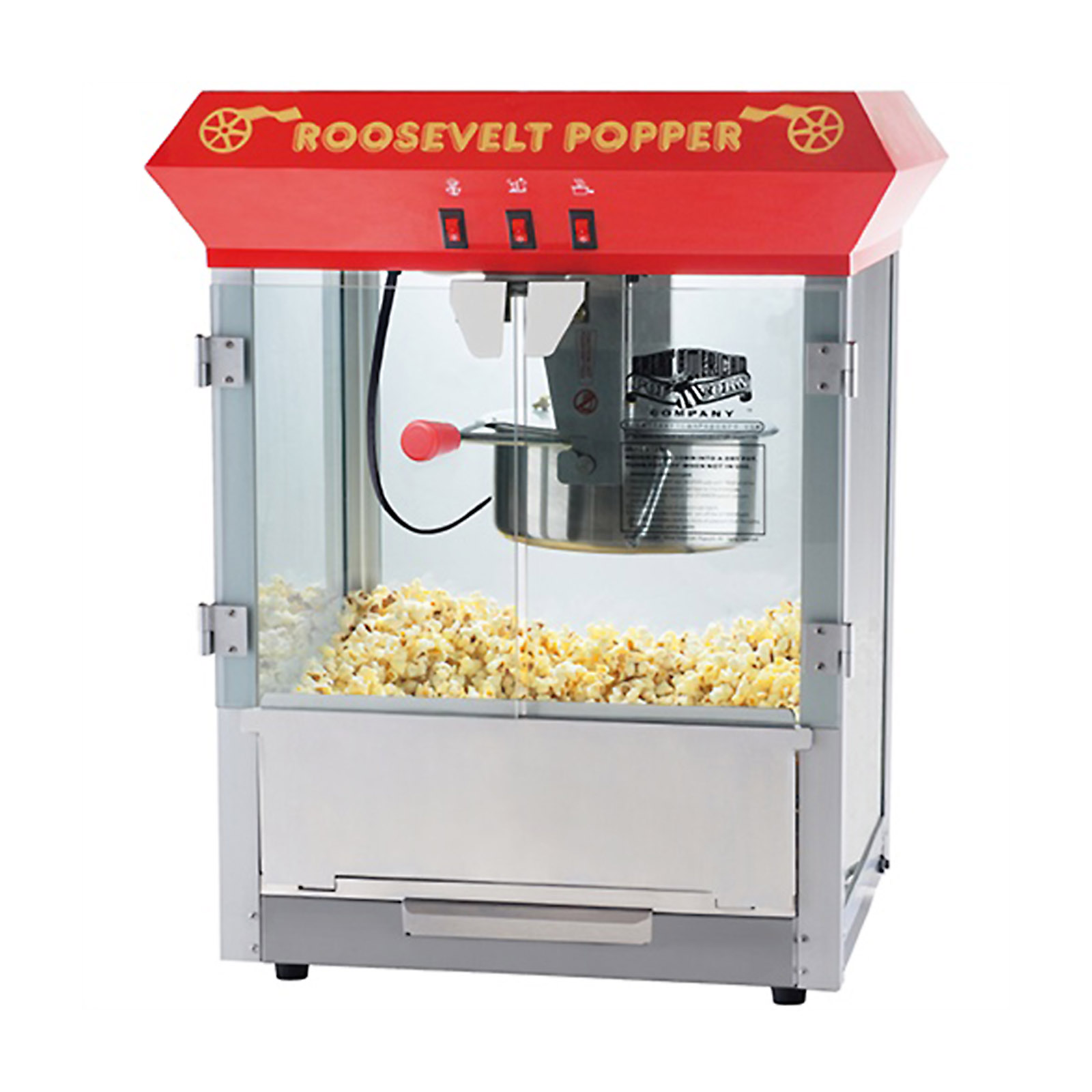 Waring Pro 12-Cup Professional Popcorn Maker - Chili Red - Appliances ...