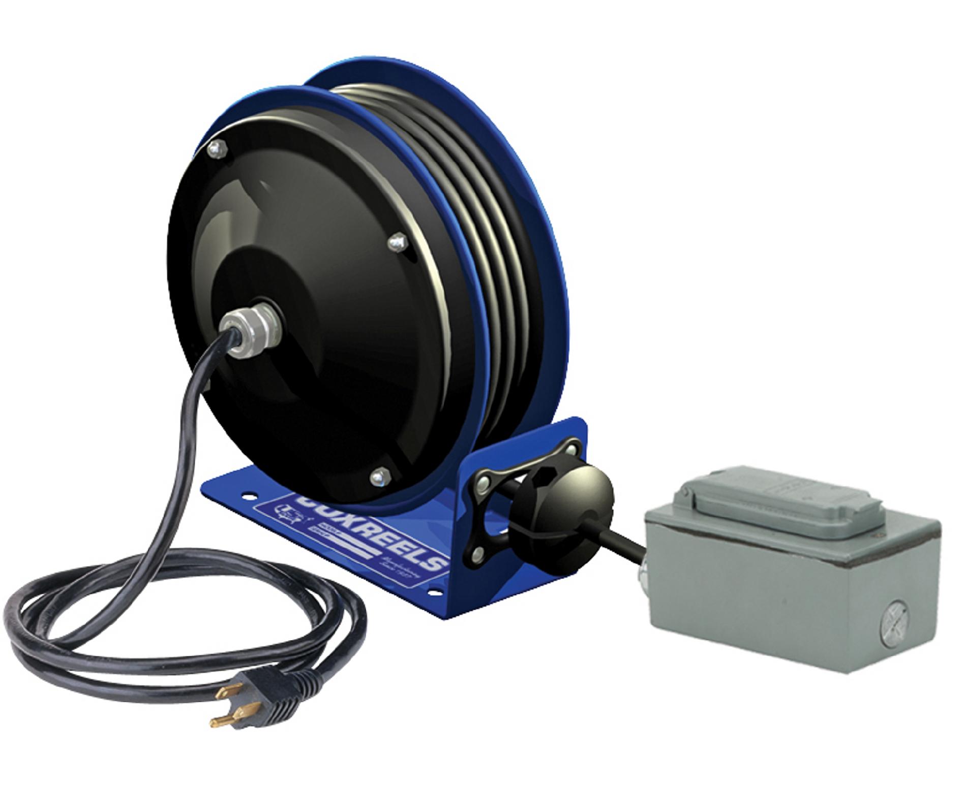 Coxreels Compact Power Cord Spring Rewind Reel